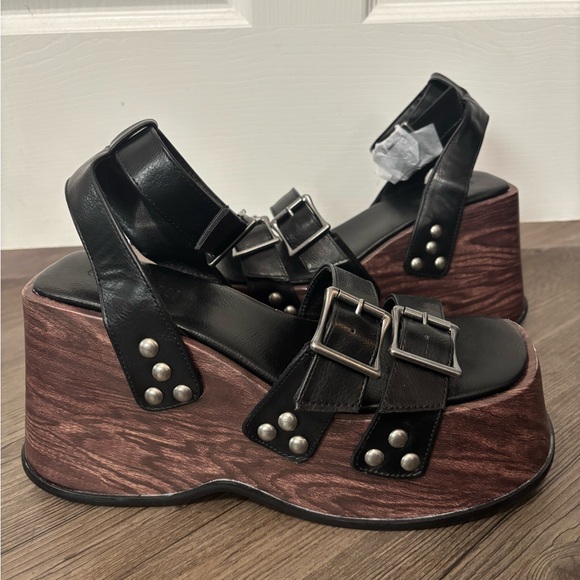Dolls Kill | Shoes | Dolls Kill Current Mood Brown Summer Moves ...